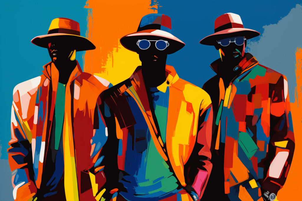 Abstract Art African Men Traditional Clothing - Bantu Vibez